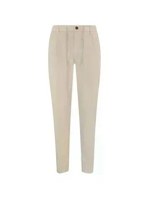 Eleventy Drawstring-waist Trousers - Neutrals