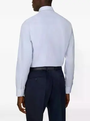 Boggi Milano Windsor-collar Shirt - Blue