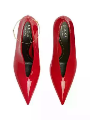 Gucci Chain Pointed-toe Pumps