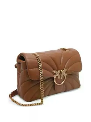 Pinko Love Puff Quilted Shoulder Bag - Brown