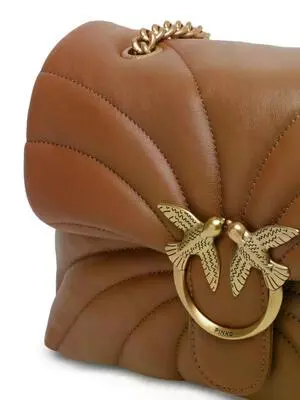 Pinko Love Puff Quilted Shoulder Bag - Brown
