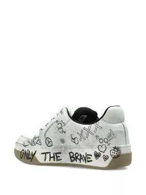 DIESEL® S-d-ollie Patterned Sneakers - White