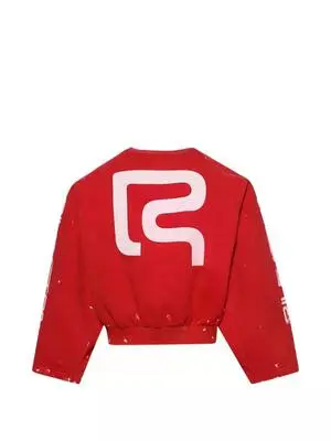 RRR123 Graphic-print Crew-neck Sweatshirt