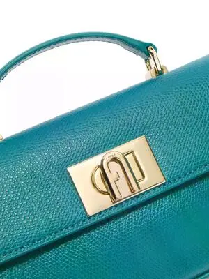 Furla Grained Printed Mini Bag - Blue