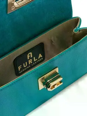 Furla Grained Printed Mini Bag - Blue
