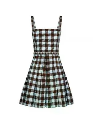 Brown Gingham Dresses
