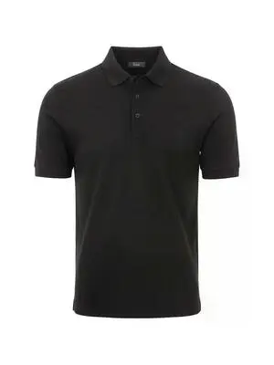 Herno Buttoned T-shirt - Black