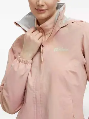 JACK WOLFSKIN Zip Hooded Rain Jacket
