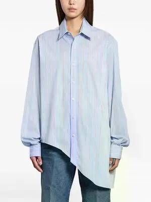 SSHEENA Asymmetric Poplin Shirt