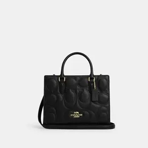 COACH OUTLET Coach Maggie Small Tote Bag In Signature Leather - Gold/black