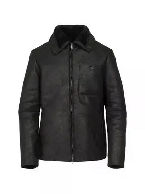 HANNES ROETHER Shearling Collar Jacket