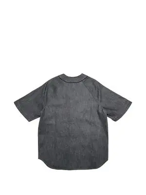 LOUIS VUITTON Embossed Monogram Baseball Shirt