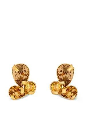 Oscar De La Renta Embellished Stud Earrings - Gold
