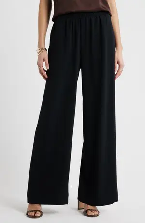 Nordstrom Wide-leg Pull-on Trousers