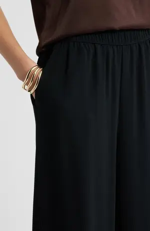 Nordstrom Wide-leg Pull-on Trousers