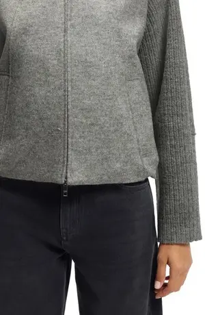 BOSS Jundalini Crop Wool Jacket