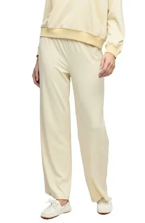 Barefoot Dreams Butterchic Piped Wide Leg Pants - Daffodil