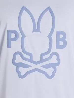 Psycho Bunny Big & Tall Chris Graphic Tee - Zen Blue