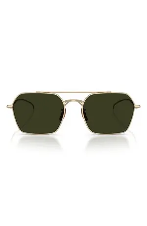 Oliver Spencer Tk-15 53mm Polarized Sunglasses - Gold/polar