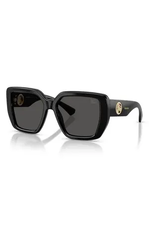 Burberry 54mm Square Sunglasses - Black/dark Grey