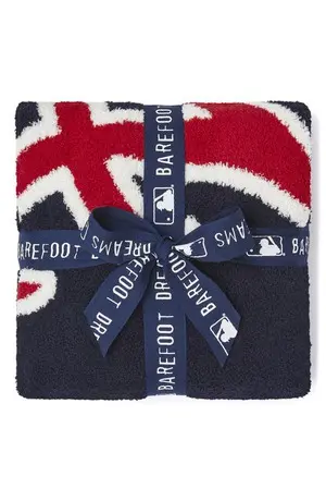 Barefoot Dreams X Mlb Cozychic® Stroller Blanket - Braves Multi