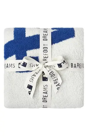 Barefoot Dreams X Mlb Cozychic® Stroller Blanket Dodgers Multi