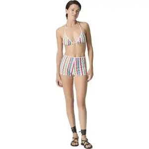 Missoni Zigzag Print Terry Cloth Hot Pants