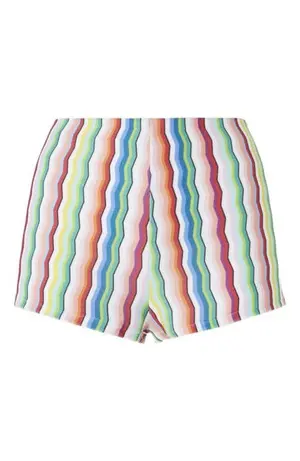 Missoni Zigzag Print Terry Cloth Hot Pants