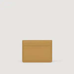 Sandro Leather Logo Card Holder