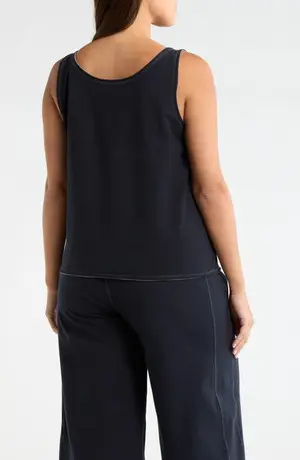 Lyssé Reversible Essential Stretch Cotton Tank