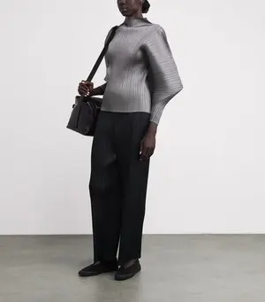 Issey Miyake Skyline High-neck Top