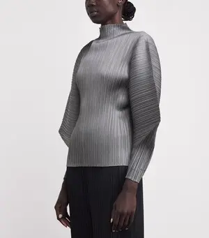 Issey Miyake Skyline High-neck Top