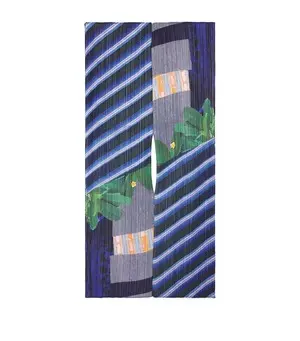 Issey Miyake City Collage Madame-t Stole - Grey
