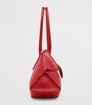 Alexander McQueen Leather Manta Shoulder Bag - Red