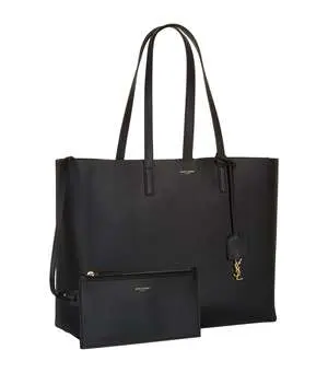 Saint Laurent Shopping E/w Tote Bag - Black