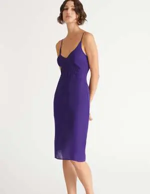 Araks Cadel Slip Dress - Purple