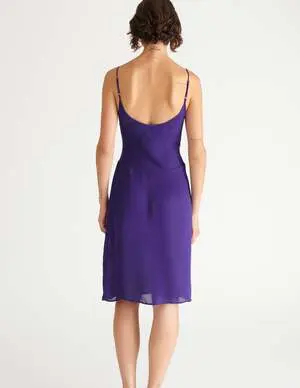 Araks Cadel Slip Dress - Purple