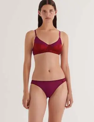 Araks Willow Bralette Cranberry - Orange