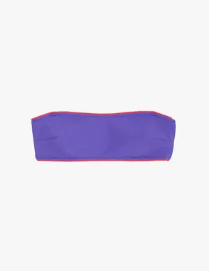 Araks Lei Bandeau Bikini Top - Purple
