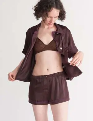 Araks Shelby Pajama Top - Brown