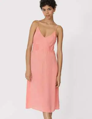 Araks Cadel Knee-length Silk Slip - Pink
