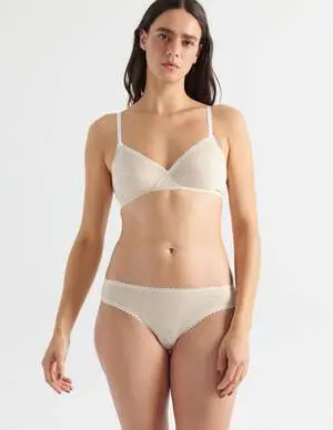 Araks Isabella Crochet Trim Panty - Undyed