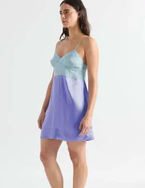 Araks Holly Silk Slip - Blue