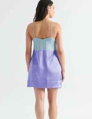 Araks Holly Silk Slip - Blue