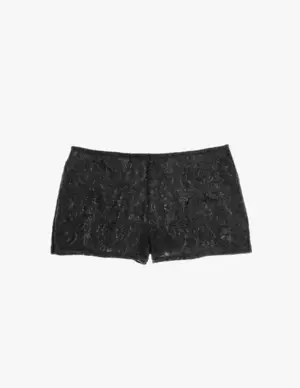 Araks Guinevere Lace Shorts - Black
