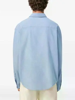 Ami De Coeur Embroidered Shirt - Blue