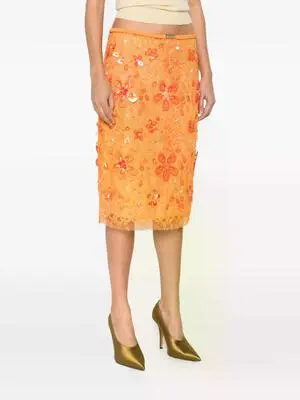 Gucci Sequin-embellished Midi Skirt