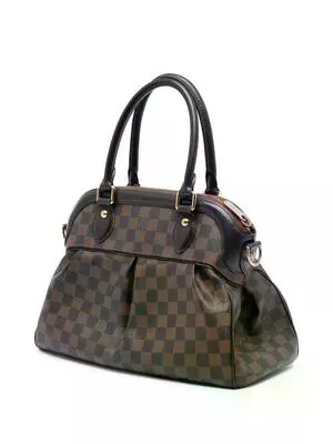 LOUIS VUITTON 2009 Damier Ebene Trevi Pm Satchel