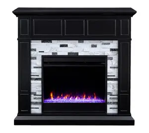 SEI FURNITURE Sei Drovling Marble Electric Fireplace - One-color