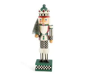 MACKENZIE-CHILDS As Is Sisal Tree Nutcracker - One-color